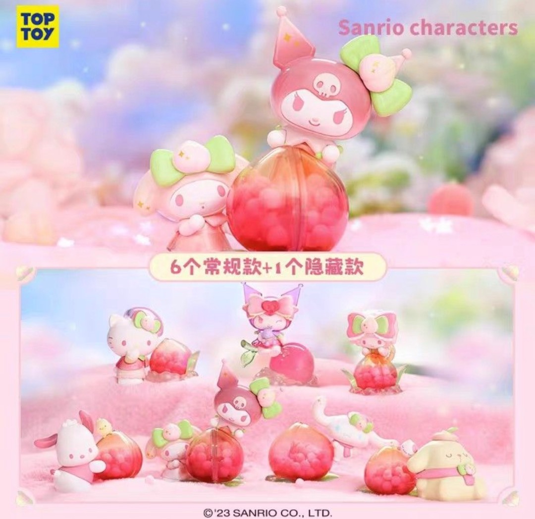Sanrio peach series whole set, Hobbies & Toys, Toys & Games on Carousell