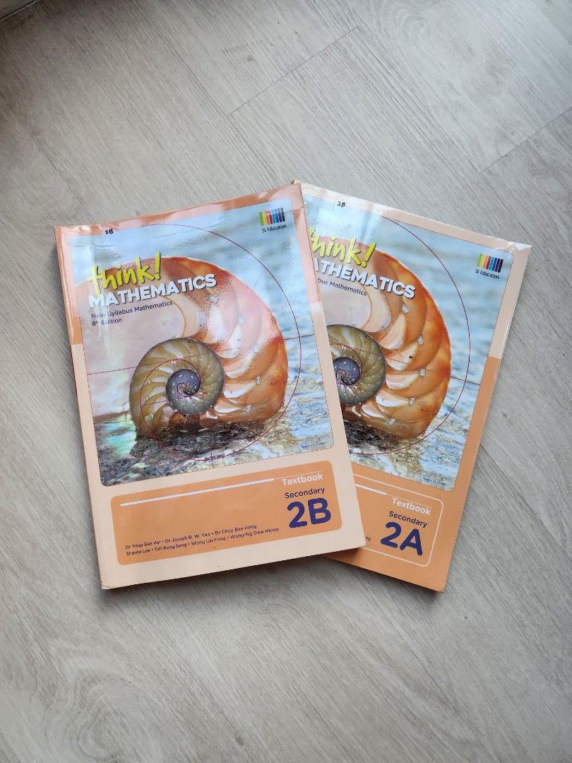 Secondary 2 math textbook (2A and 2B), Hobbies & Toys, Books ...