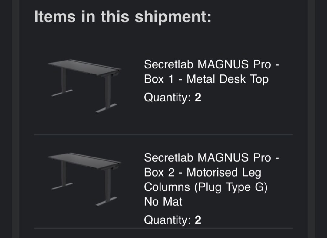 Secretlab Magnus Pro, Furniture & Home Living, Furniture, Tables & Sets ...