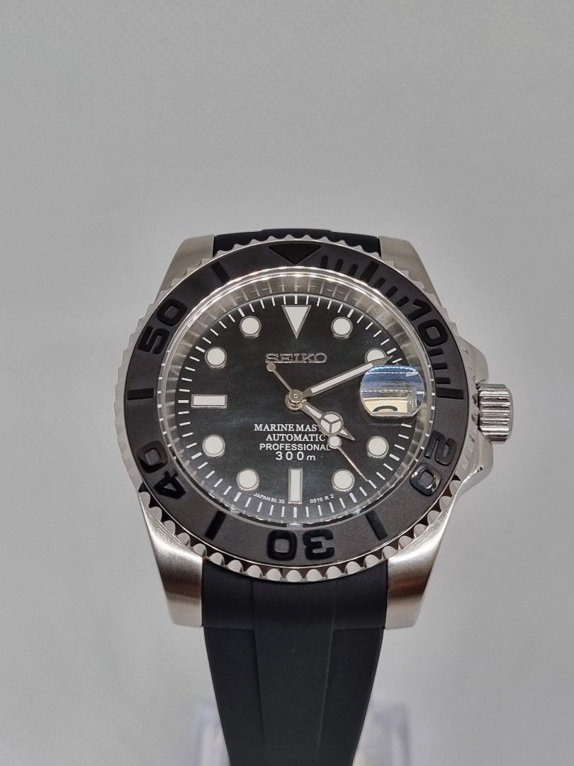 Seiko Mod Custom Yachtmaster, Men's Fashion, Watches & Accessories ...