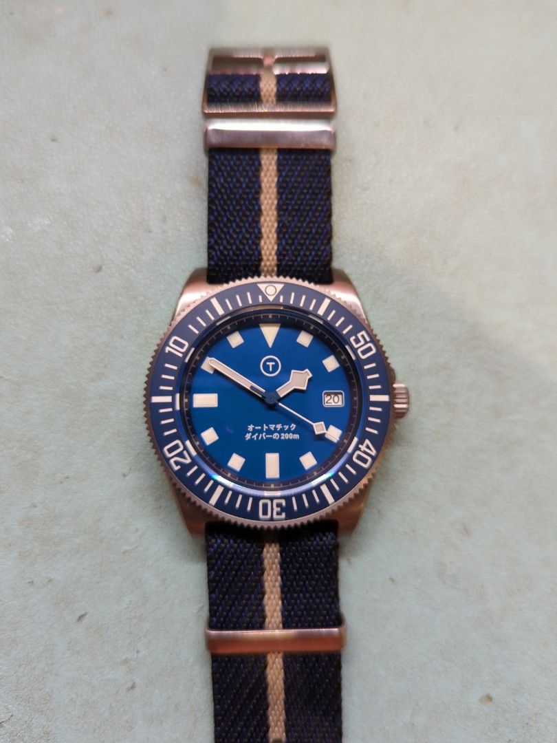 Seiko Mod Titanium Tudor FXD Homage Tactical Frog, Men's Fashion ...