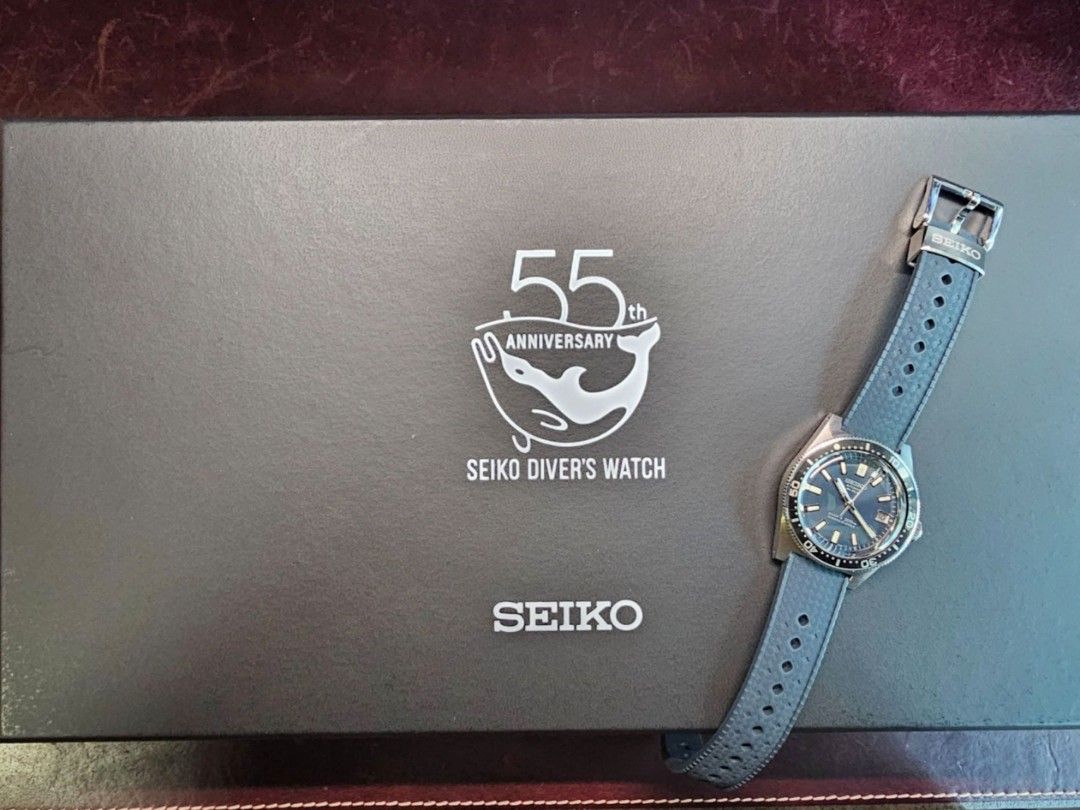 Seiko SLA037 55th 62MAS Reissue Blue Limited Edition 200m Diver, Luxury ...