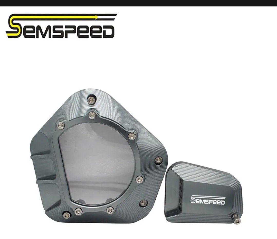 Semspeed cvt cover for nmax/aerox v2, Motorcycles, Motorcycle ...