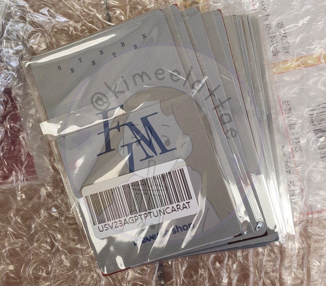 SEVENTEEN SVT FML ALBUMS WITH POB - Standard, Kit, Weverse Albums ...