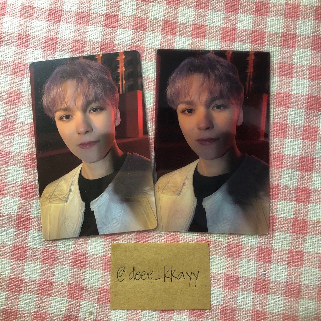 seventeen svt vernon fml carat ver carver weverse pob photocard pc ...