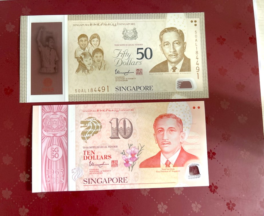 SG50 Commemorative notes, Hobbies & Toys, Memorabilia & Collectibles ...