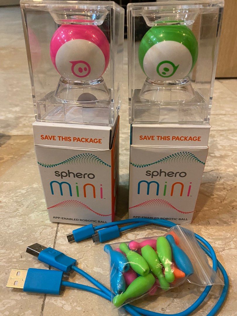 Sphero mini in pink and green, Hobbies & Toys, Toys & Games on Carousell
