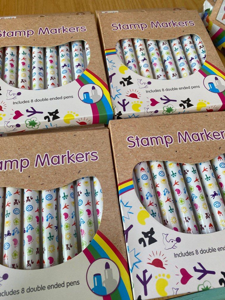Stamp markers | Goodie bags, Hobbies & Toys, Stationery & Craft, Craft ...