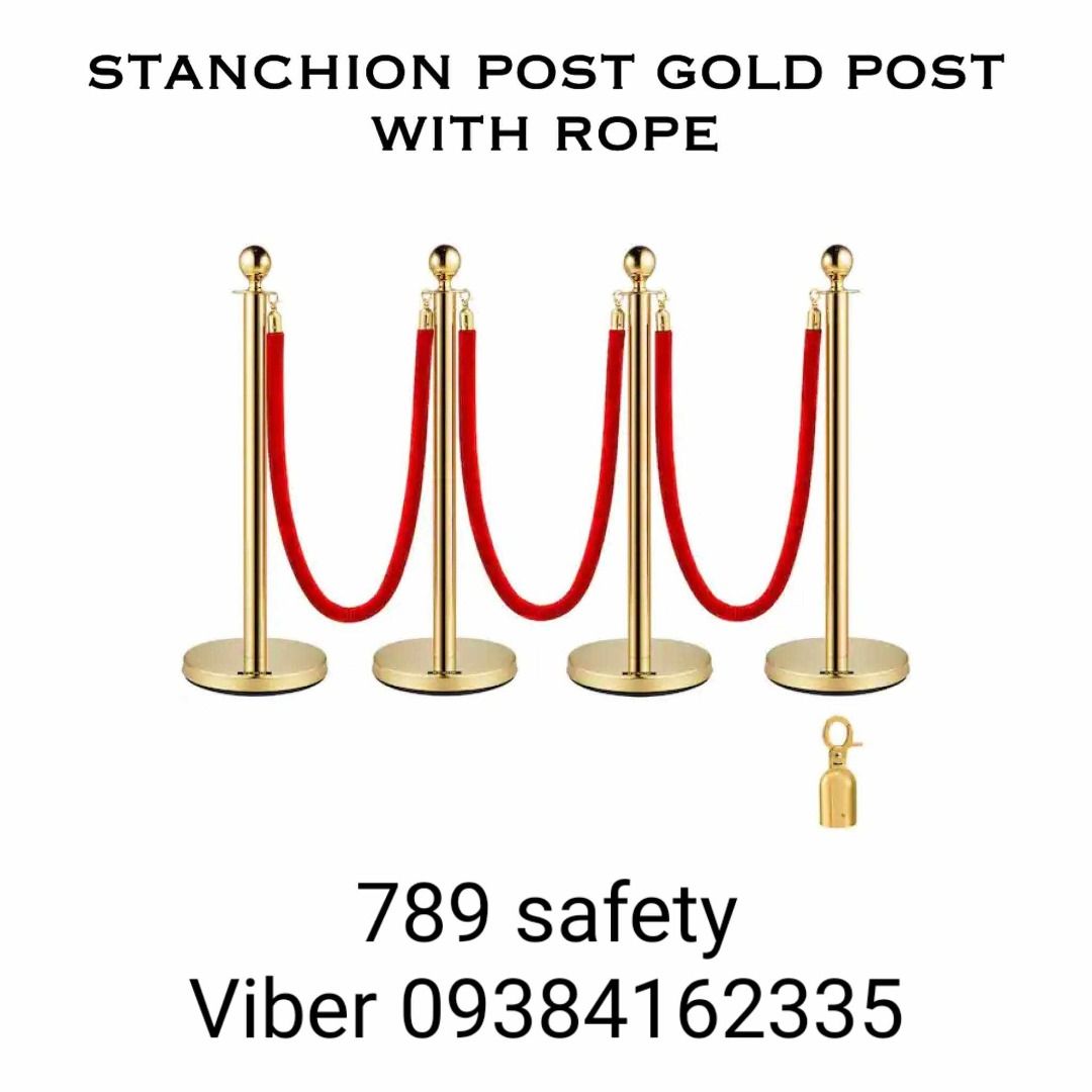 Stanchion Post Gold Post on Carousell