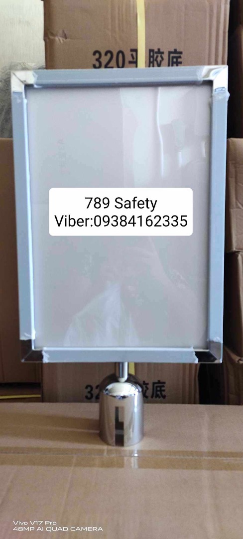 Stanchion Post Signage Holder, Furniture & Home Living, Office ...