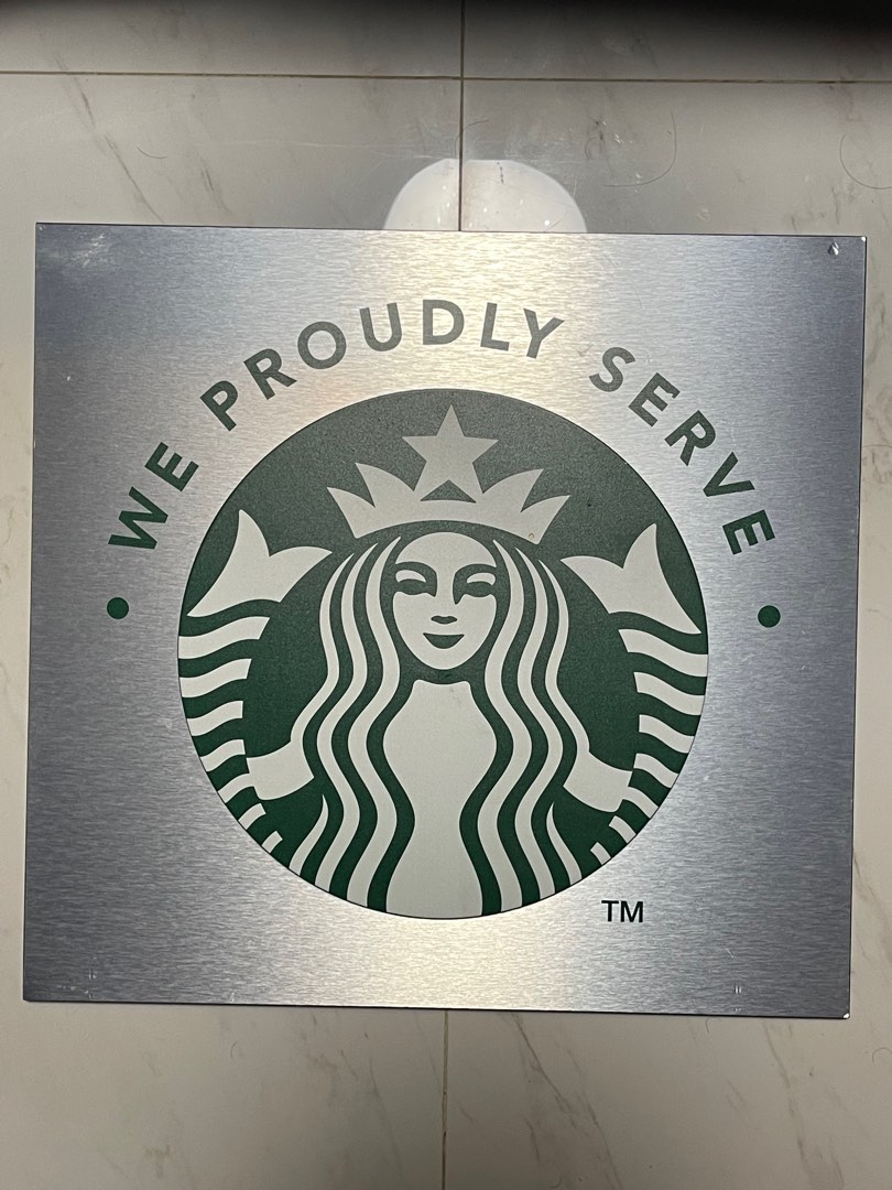 Starbucks signage, Furniture & Home Living, Home Decor, Wall Decor on ...