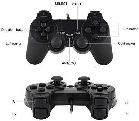 [Stockist.SG] PS2 Controller, Wired Controller for PS2 Playstation 2 ...