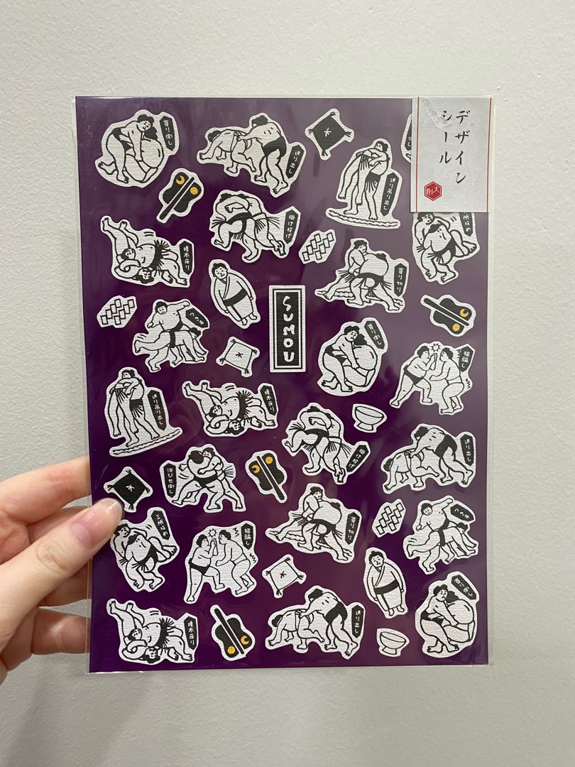 Sumo stickers from Daiso, Hobbies & Toys, Stationery & Craft, Craft ...