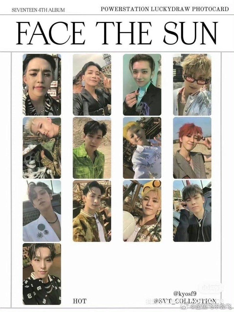 svt face the sun powerstation pob (pws), Hobbies & Toys, Memorabilia ...