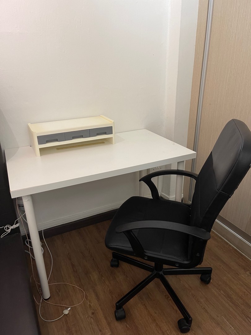 Table with Rotating Chair, Furniture & Home Living, Furniture, Tables ...