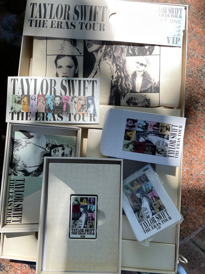 Taylor swift vip box set, 興趣及遊戲, 收藏品及紀念品, 明星周邊 - Carousell