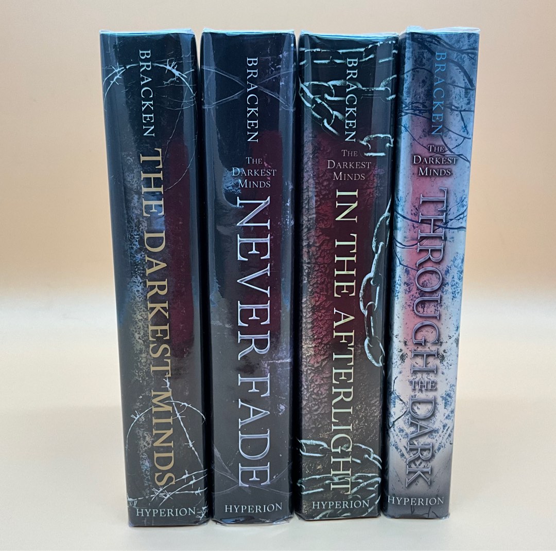 The Darkest Minds Series by Alexandra Bracken Hardbound, Hobbies & Toys ...