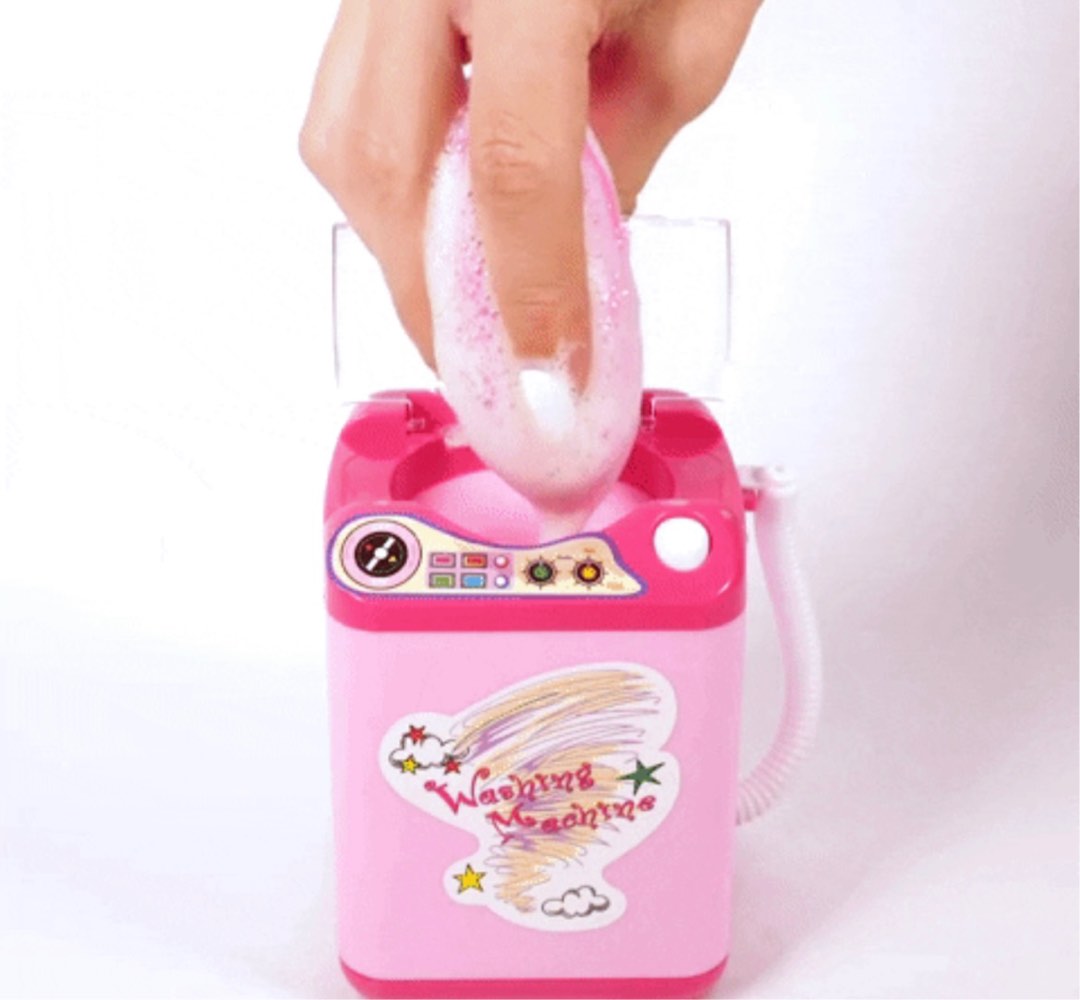 Tiktok Trend Beauty Blender Makeup Brushes Mini Washing Machine Beauty