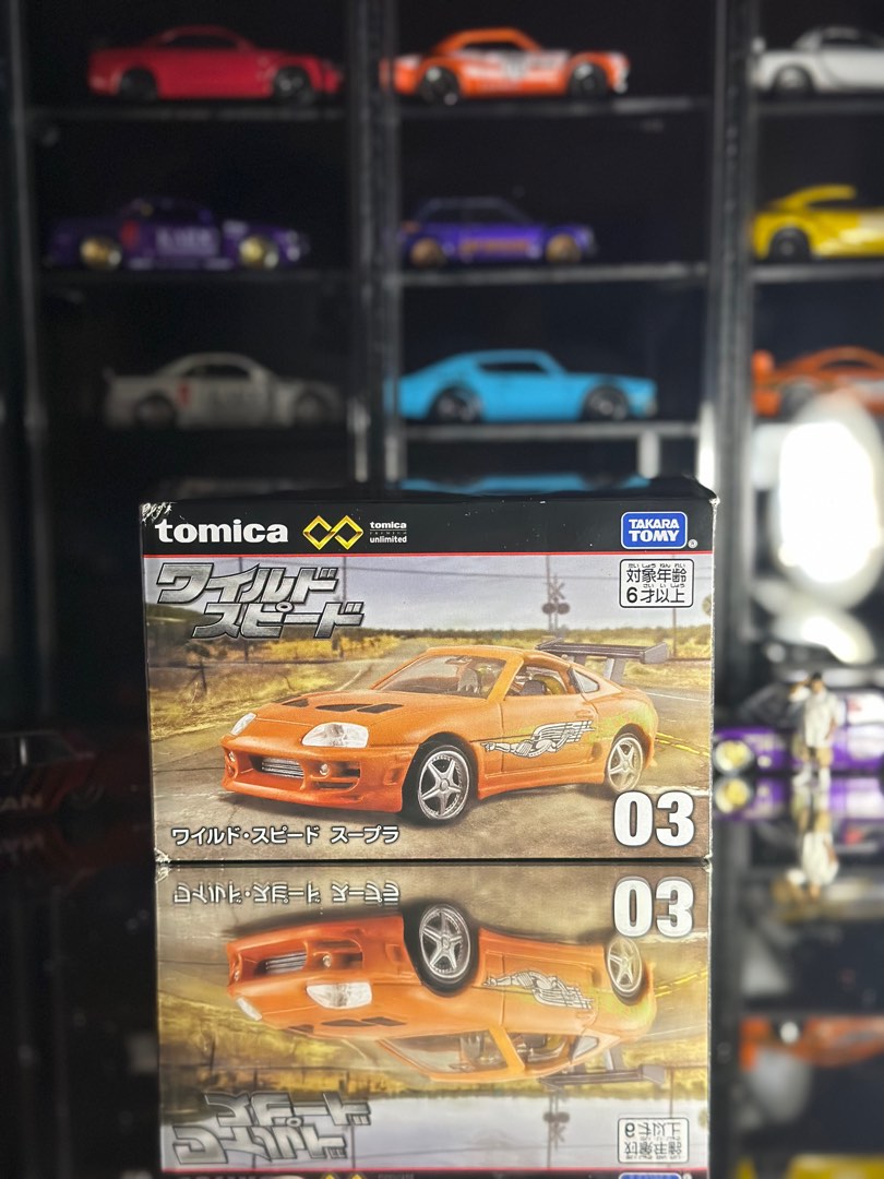 Tomica Fast & Furious Supra & HotWheels Tooned Supra , Hobbies & Toys ...
