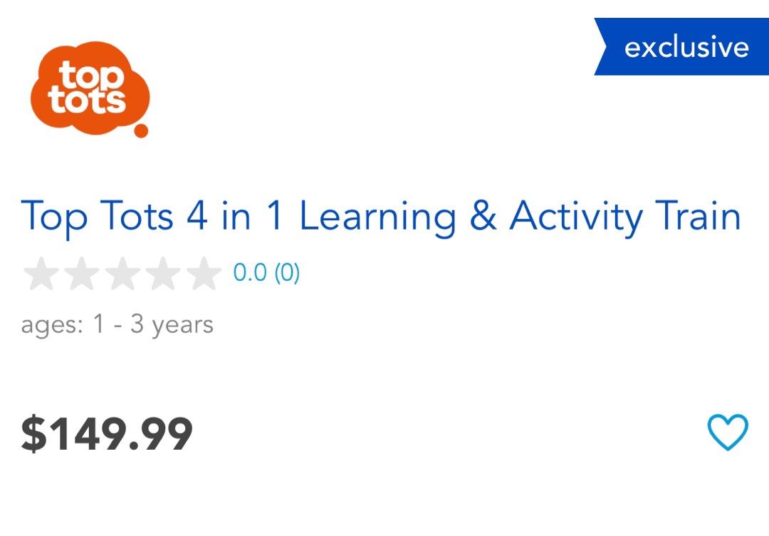 Top Tots 4 in 1 Learning Train Walker, Babies & Kids, Infant Playtime ...