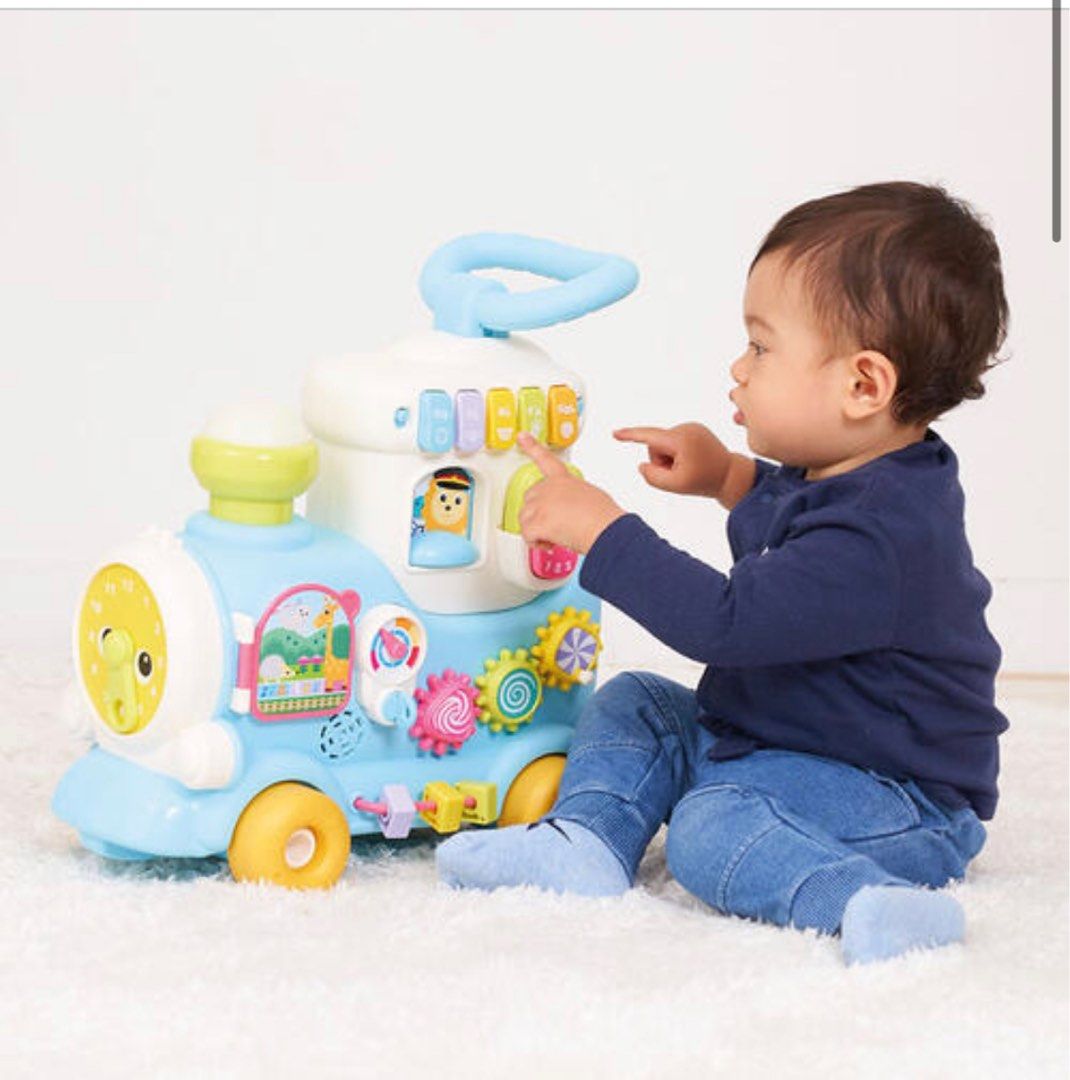 Top Tots 4 in 1 Learning Train Walker, Babies & Kids, Infant Playtime ...