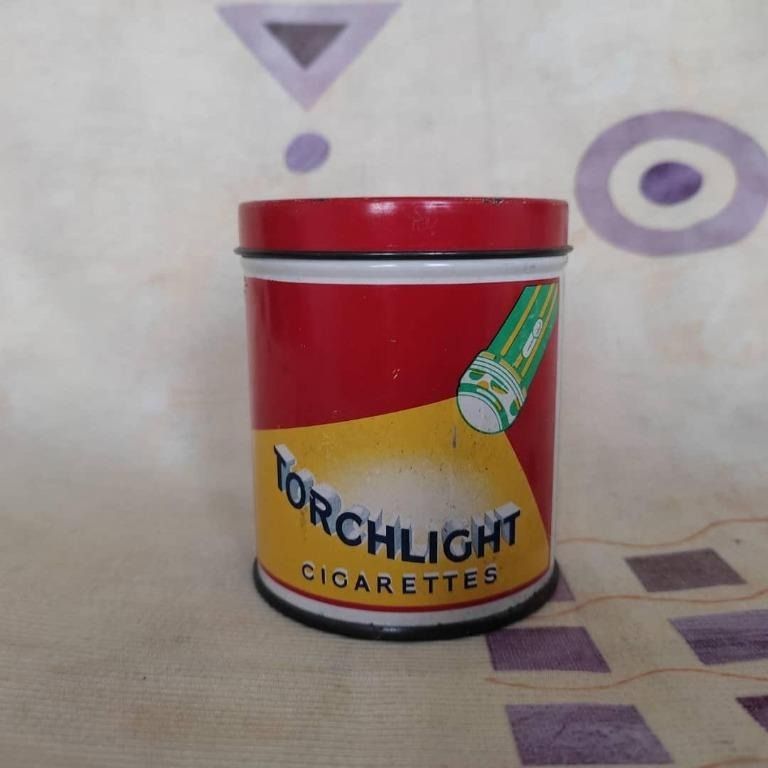 Torchlight Rokok Tin 1950s Vintage, Hobbies & Toys, Collectibles ...