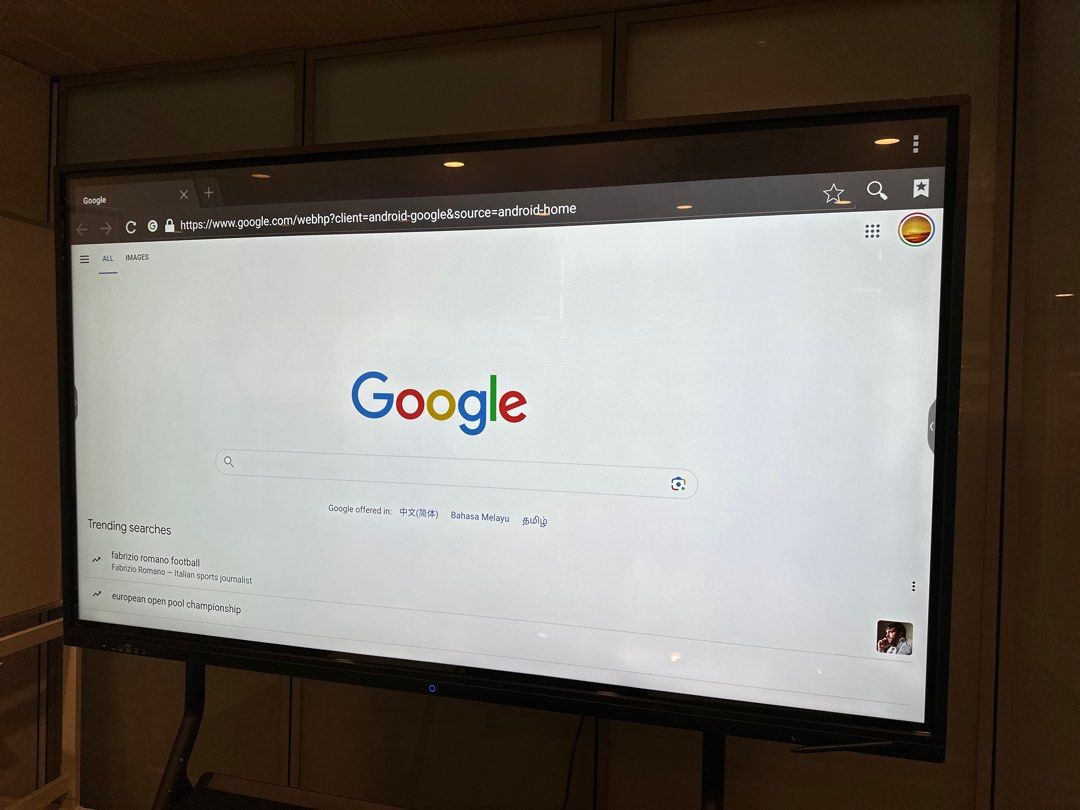 TouchSense Interactive display LG panel, TV & Home Appliances, TV ...