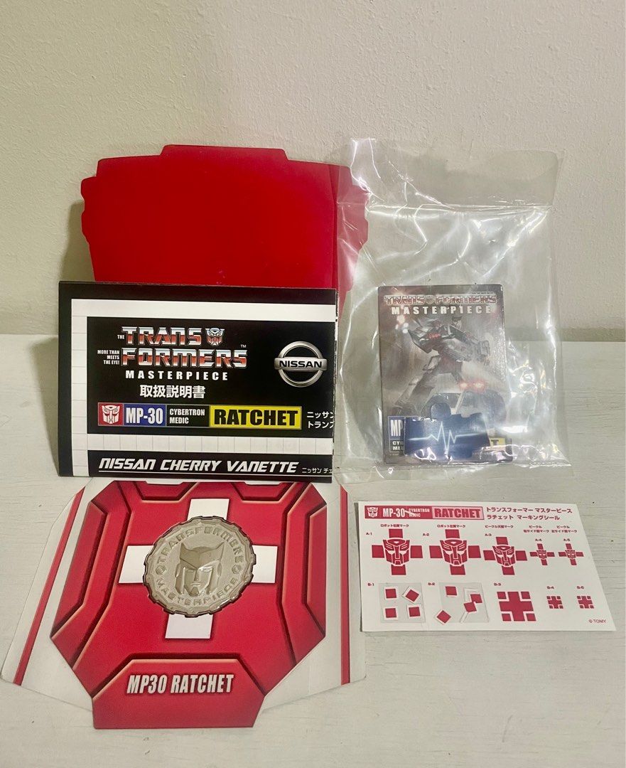 Transformers MP 30 RATCHET with coin ORIGINAL TAKARA TOMY, Hobbies ...