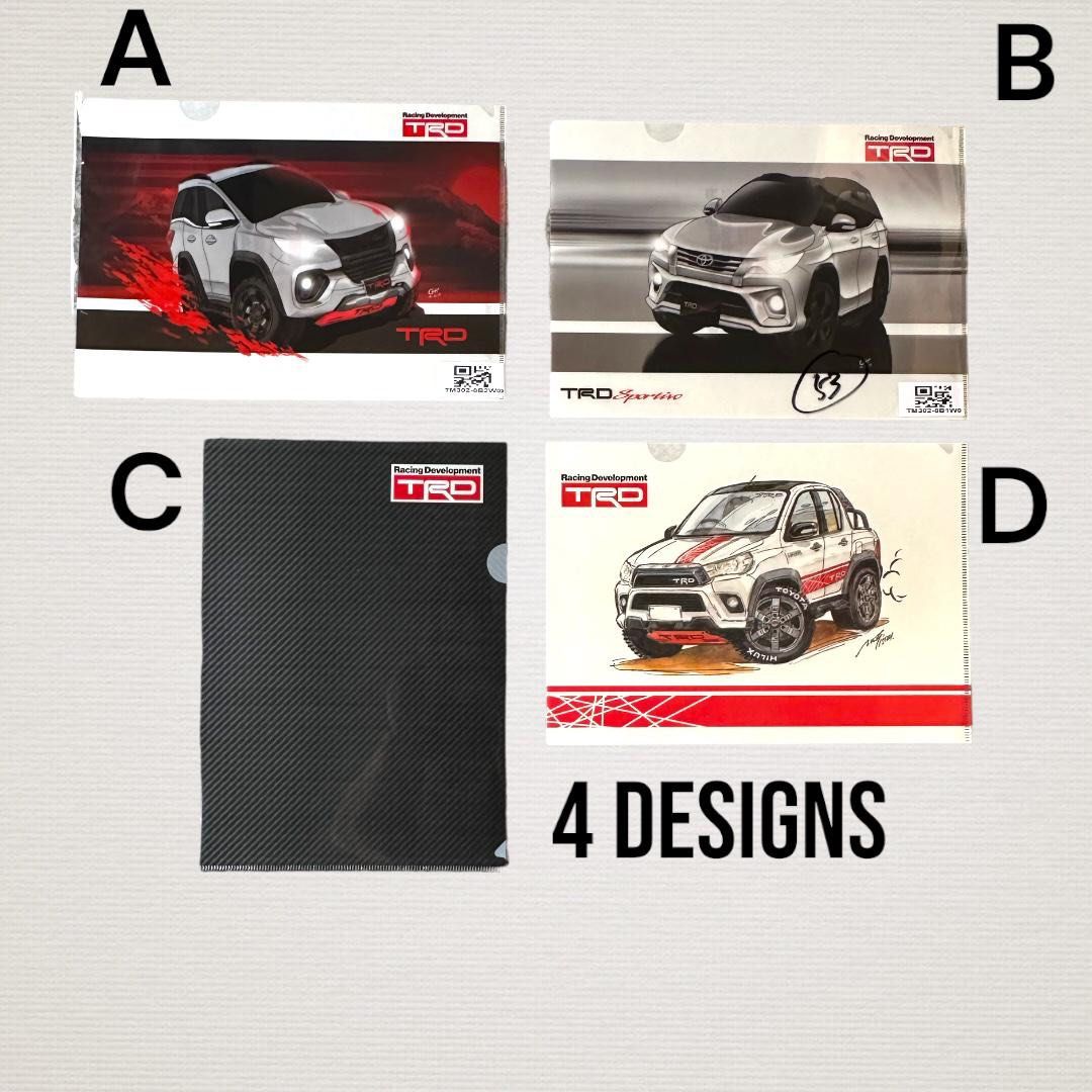 TRD folder featuring 4 designs, Car Accessories, Accessories on Carousell