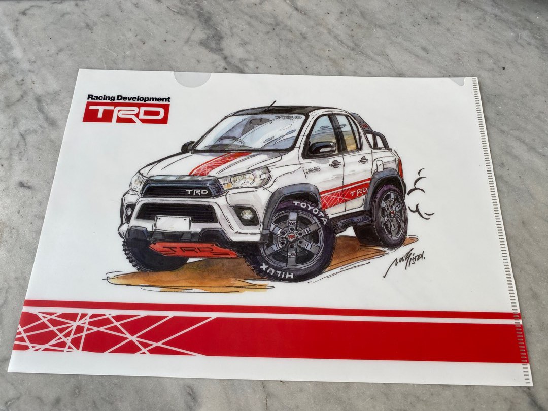 TRD folder featuring 4 designs, Car Accessories, Accessories on Carousell