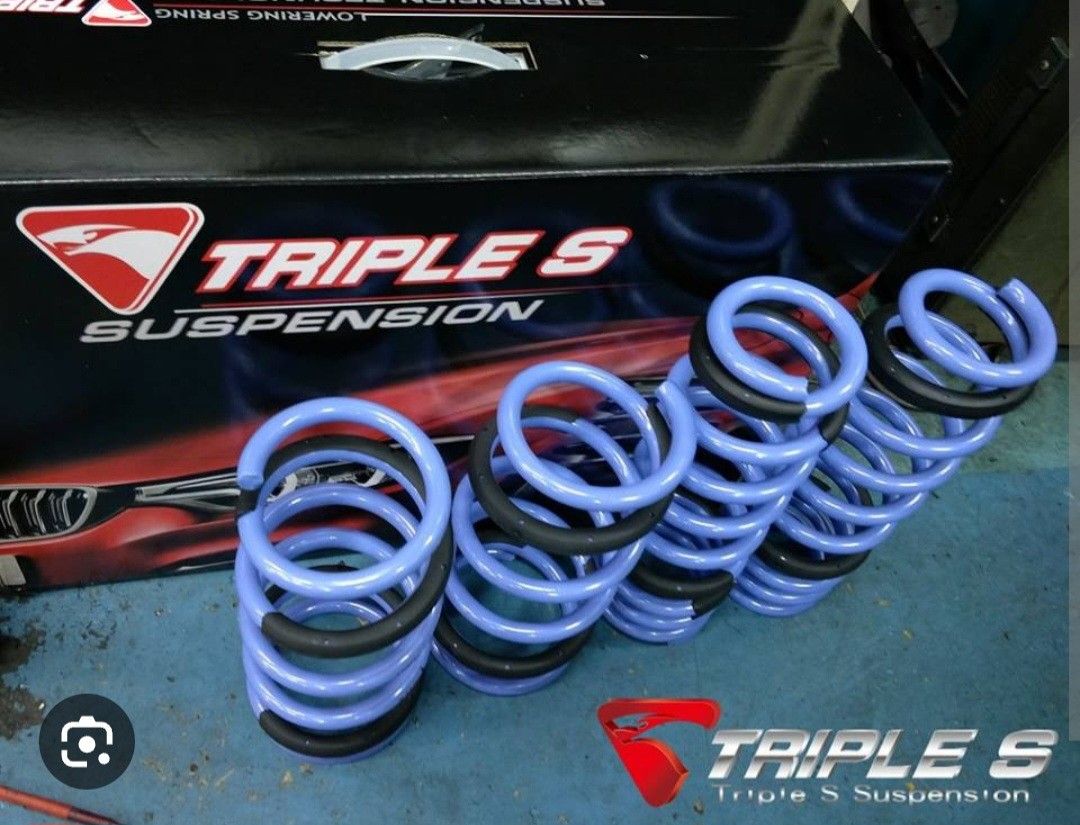 TRIPLE S Lowering springs (Honda Fit GE6), Car Accessories, Accessories ...