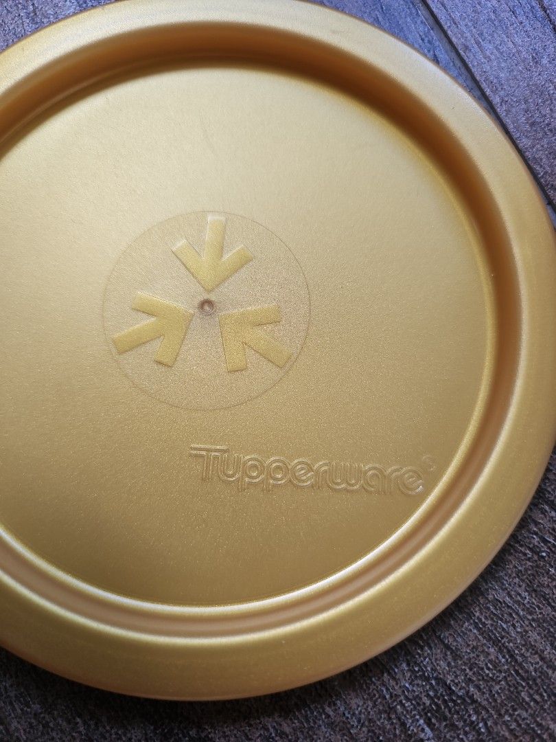 Tupperware round containers (yellow), Furniture & Home Living ...