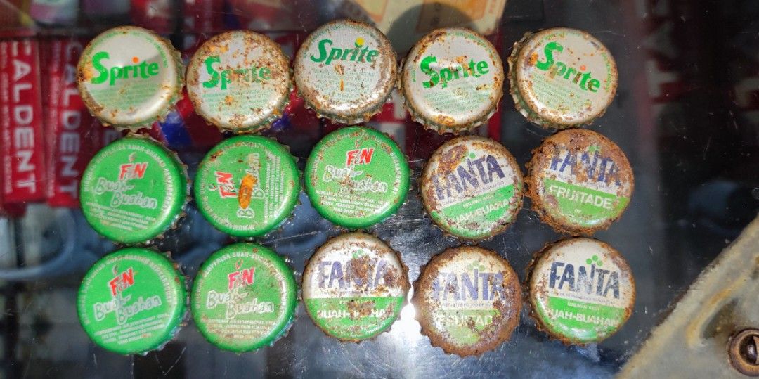 Tutup botol Sprite Fanta F&N, Hobbies & Toys, Collectibles ...