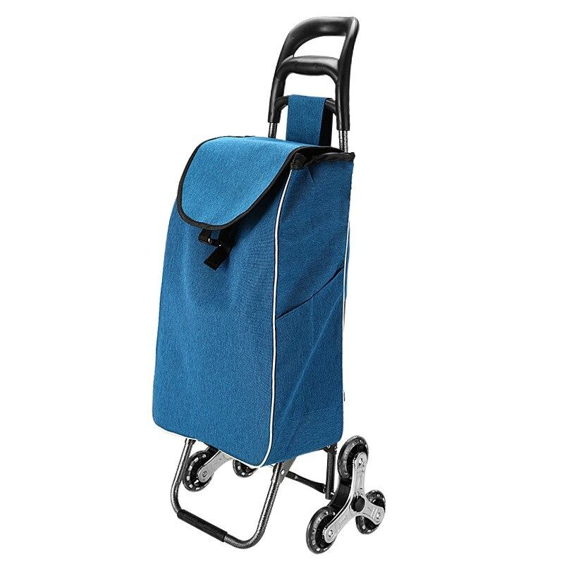 UPGRADED Oxford Cloth Trolley Cart Foldable Shopping Trolley Bag with ...
