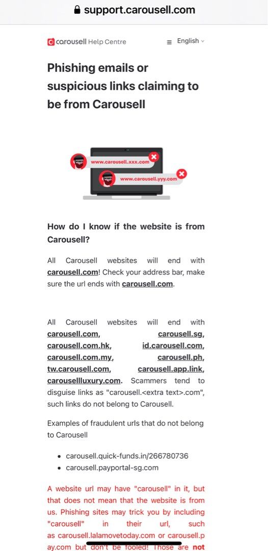 (URGENT) CAROUSELL SCAM ALERT - [Singapore] Police advisory on phishing ...