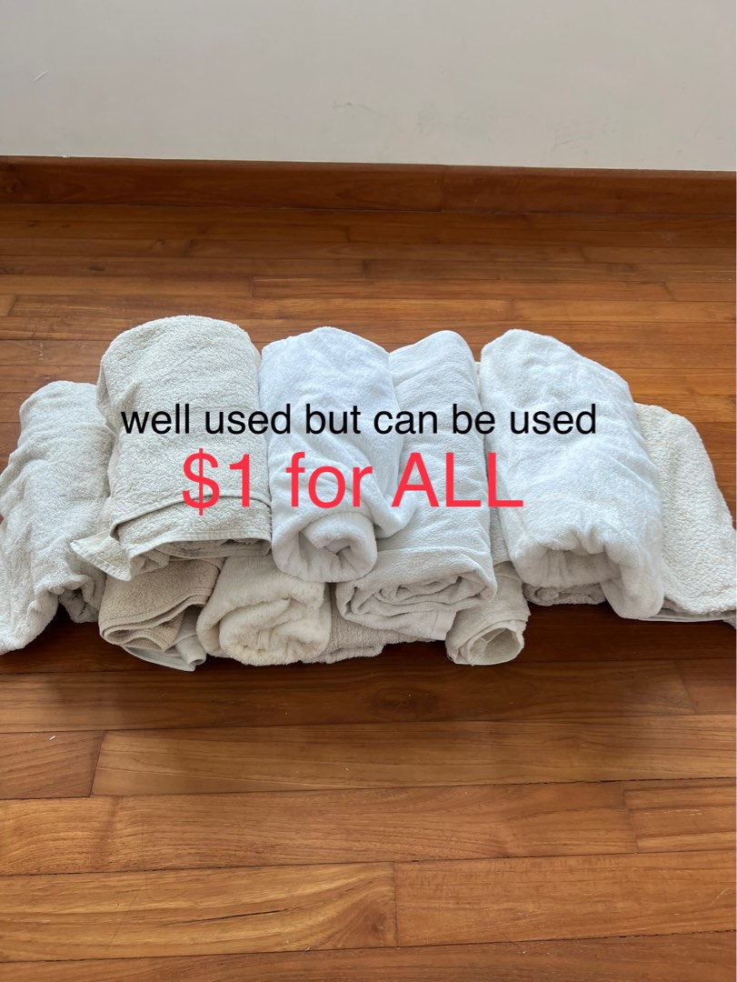 Used Towel, Furniture & Home Living, Bedding & Towels on Carousell