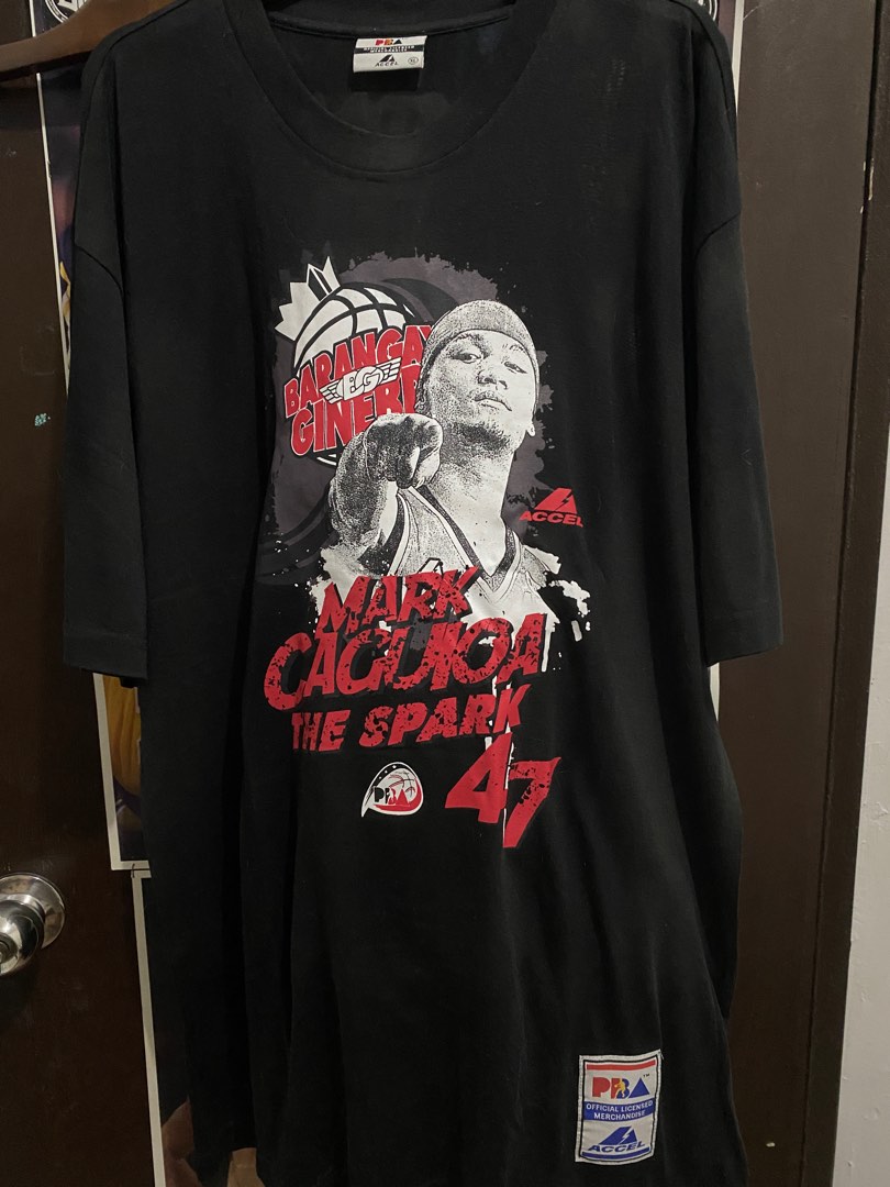 Vintage Mark Caguioa PBA Shirt, Men's Fashion, Tops & Sets, Tshirts ...