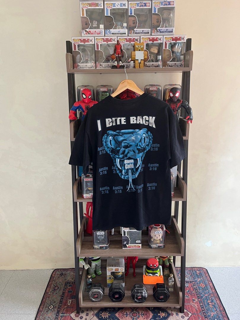Vintage Warzone Stone Cold Austin 3:16 with back Print / Black/Medium ...
