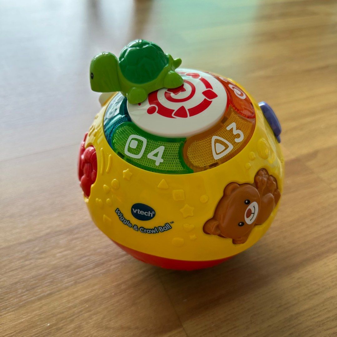 Vtech Wiggle & Crawl Ball, Hobbies & Toys, Toys & Games on Carousell
