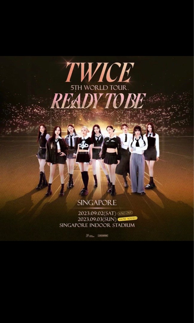 [WTS] 2 x cat 7 twice concert ticket on 2nd sep, Tickets & Vouchers ...