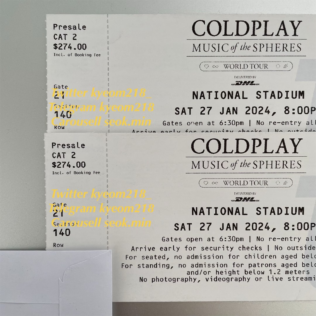 Coldplay: Music Of The Spheres World Tour, Tickets & Vouchers, Event ...