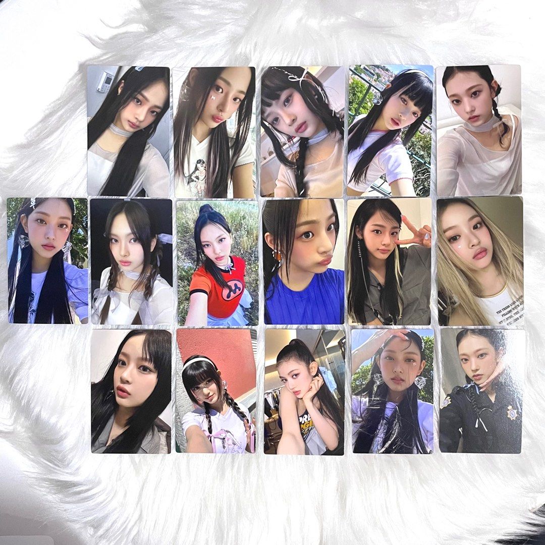 WTS NewJeans LINE Friends Photocards Minji Hanni Danielle Haerin Hyein, Hobbies & Toys ...