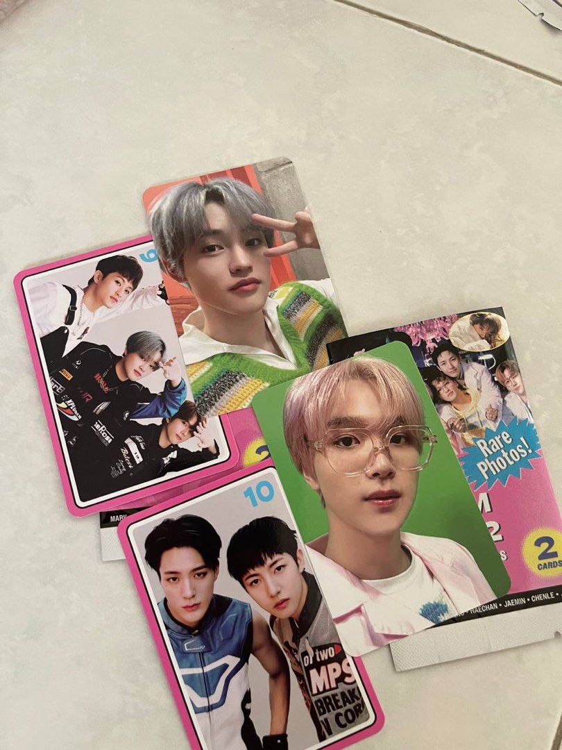 wtt nct dream the dream show 2 tds 2 encore trading cards mark renjun jeno haechan jaemin chenle ...