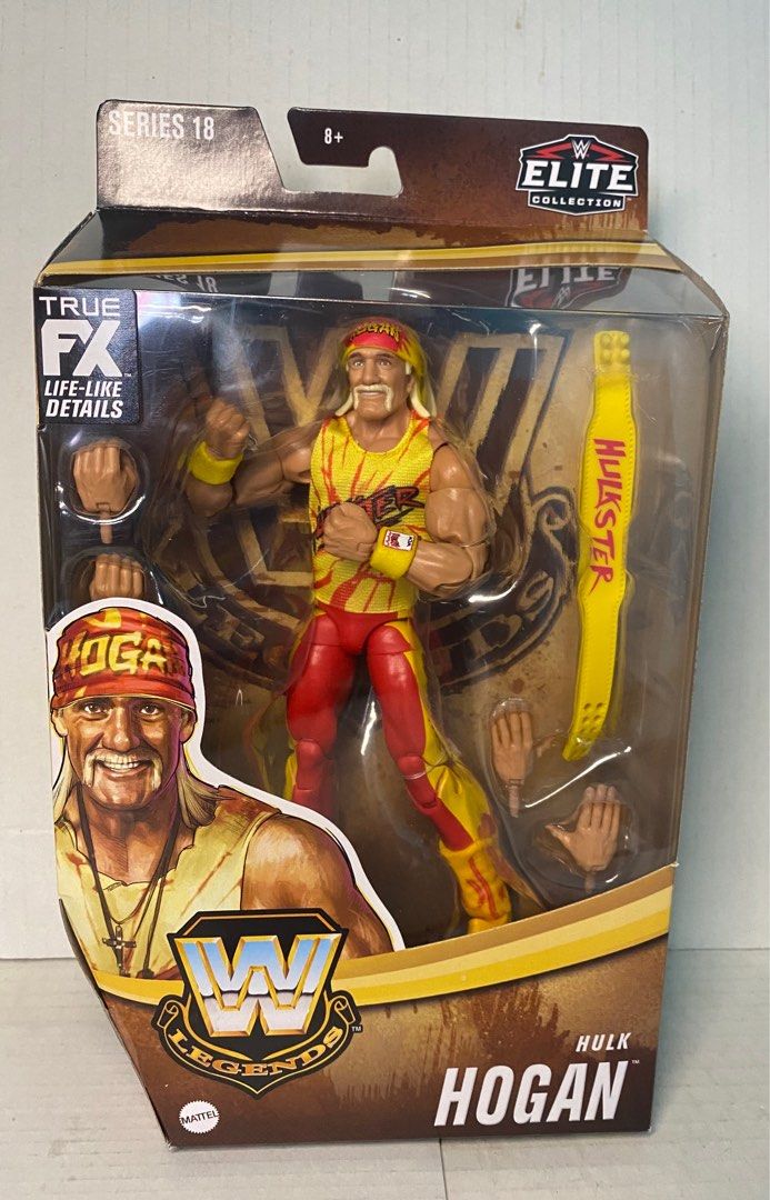 WWE Elite collection AJ Styles ($45)Ultimate Warrior ($47) Hulk Hogan ...