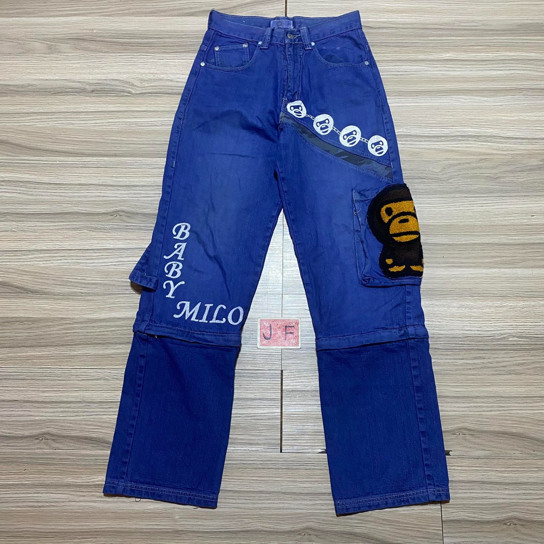 Y2K Baby Milo Carpenter Baggy Pants, Women's Fashion, Bottoms, Other ...