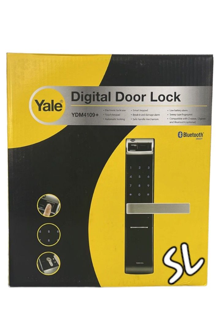 Yale digital door lock, Furniture & Home Living, Security & Locks ...