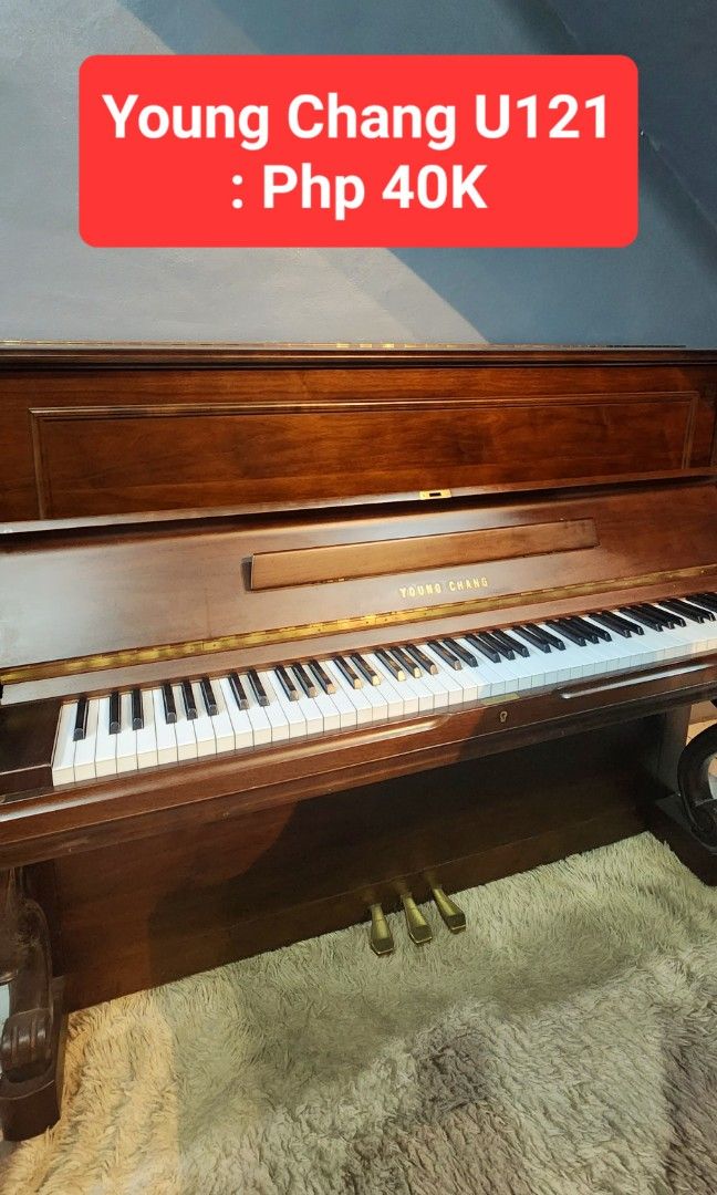 YOUNG CHANG U121 UPRIGHT PIANO on Carousell