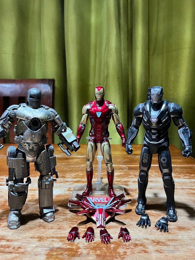 ZD Toys Iron Man Mark 1 Mark 85 V1 War Machine Mark 6, Hobbies & Toys ...