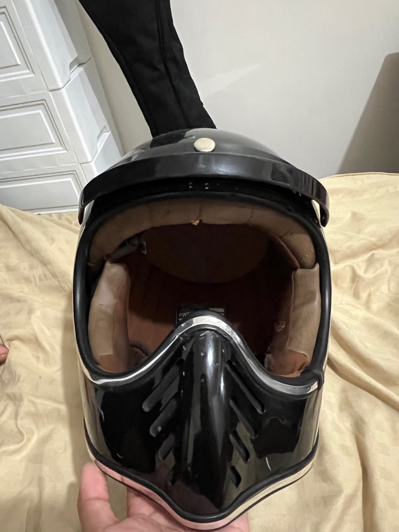 100% ORIGINAL VRM Classic Helmet, Motorbikes, Motorbike Parts ...
