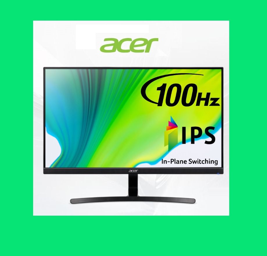 100Hz ACER K3 Series K243Y E 23.8-Inch FHD IPS Monitor with 100Hz ...